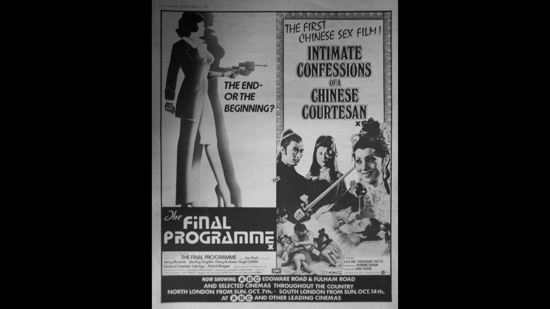THE FINAL PROGRAMME (1973) • Frame Rated
